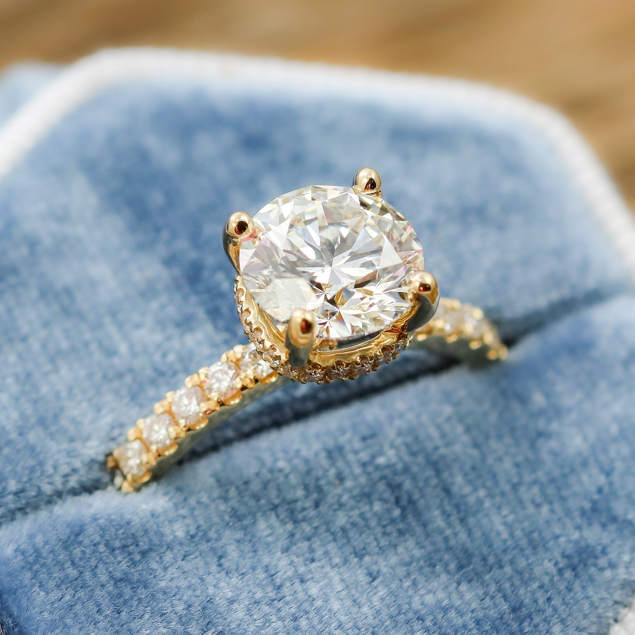 Shop Yellow Gold Engagement Rings